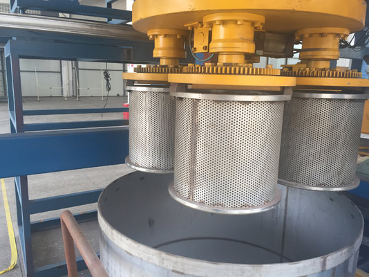 4-320r/min Dacromet coating machine with four baskets and planetary operate