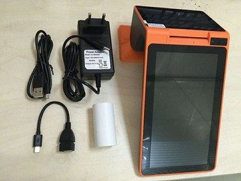 7 inch android handheld billing pos termianl with built-in printer