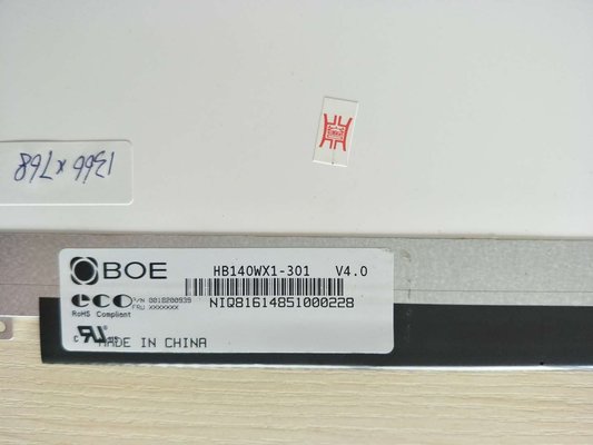 HB140WX1-301  BOE 14''  LCD 1366*768