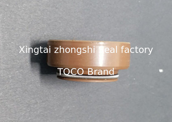 Factory produce oil seal  two springs size 20*32*10/15  brown color  NBR material
