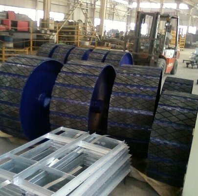 15 mm Thickness High Quality Belt Elevator Pulley Slide Rubber Lagging