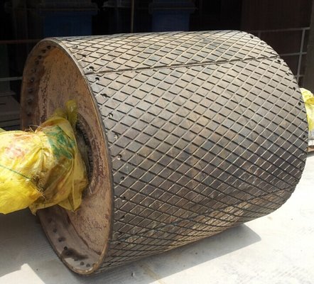 Belt Conveyor Pulley Slide Rubber Lagging Sheeet, Elevator Pulley Lagging