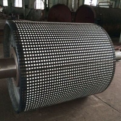 High Wear Resistance 500 mm Width Pulley Rubber Ceramic Lagging
