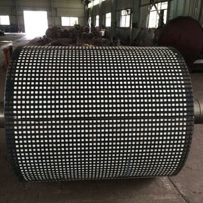 High Wear Resistance 500 mm Width Pulley Rubber Ceramic Lagging