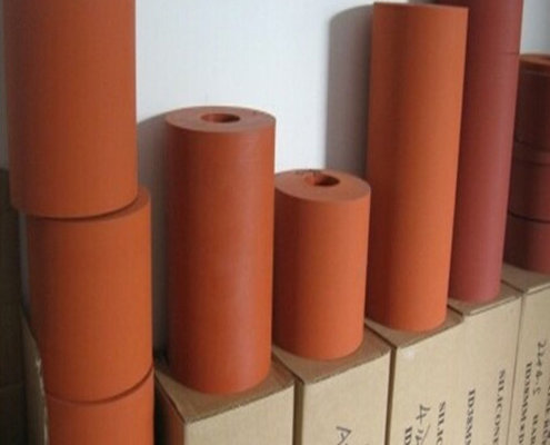 Hot Heat Stamping Laminating Transfer 38MM Rubber Silicone Roller