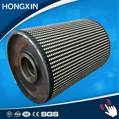 1250*500*15 mm High Wear Resistant Drive Pulley Rubber Ceramic Lagging