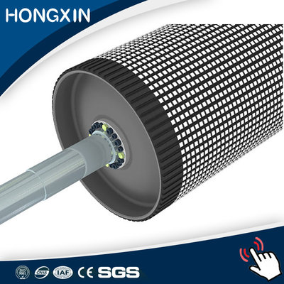 high wear resistant CN layer anti spillage conveyor belt accessories bucket elevator head pulley rubber lagging