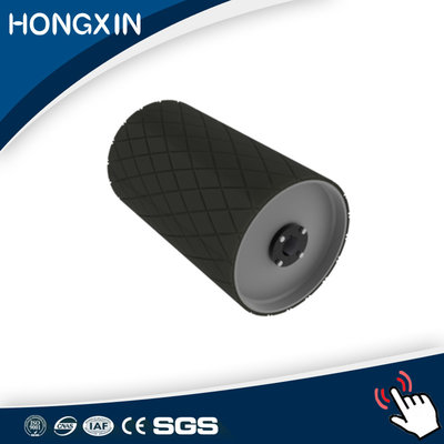 15mm thickness wear resistant conveyor pulley diamond shape rubber pulley lagging supplier