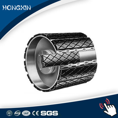heavy duty high temperature resistant replaceable conveyor ceramic slide lagging for pulley