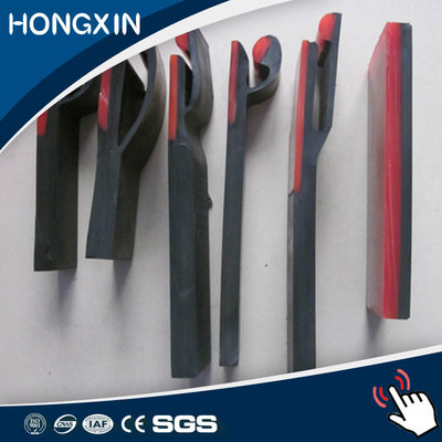 High wear resistant dual sealing system rubber polyurethane conveyor belt skirting